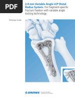 EVOS Wrist Surgical Technique Smith and Nephew | PDF | Drill | Screw