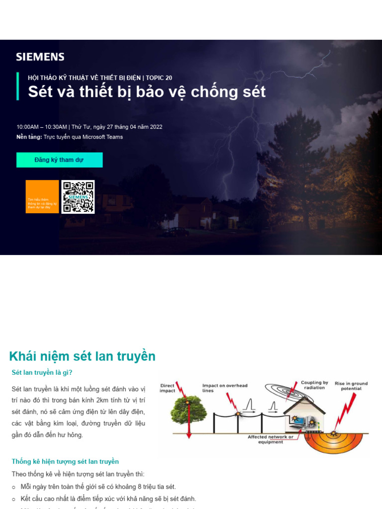Topic 20_Sét và thiết bị bảo vệ chống sét_220427 | PDF