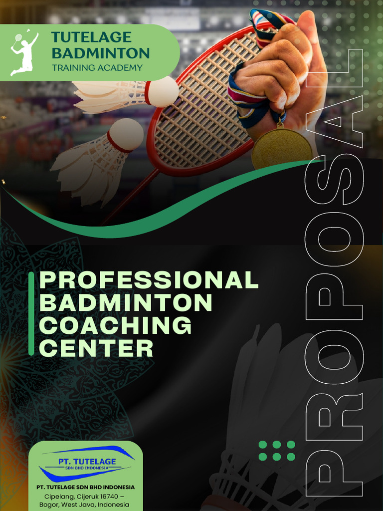 Proposal Badminton Coaching Center | PDF