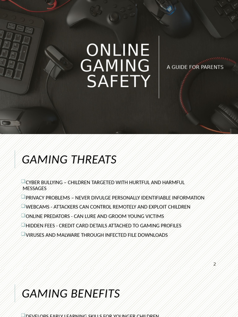 Online Gaming Safety Guide for Parents | PDF | Bullying | Malware