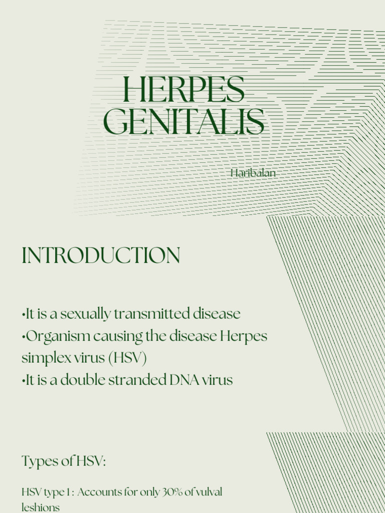Herpes Genitalis PDF | PDF | Virology | Health Sciences