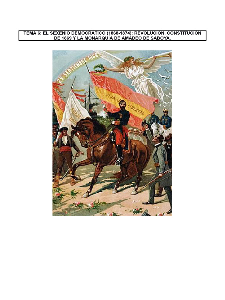TEMA 6 Sexenio | PDF | Gobierno | España