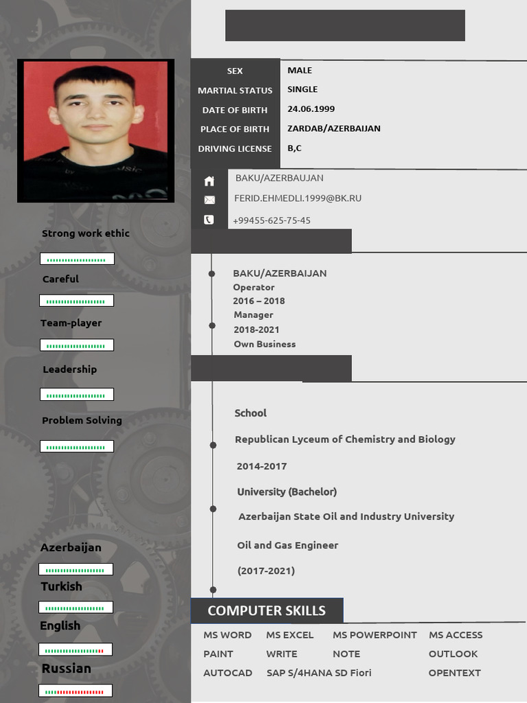 Farid Ahmadli Resume | PDF