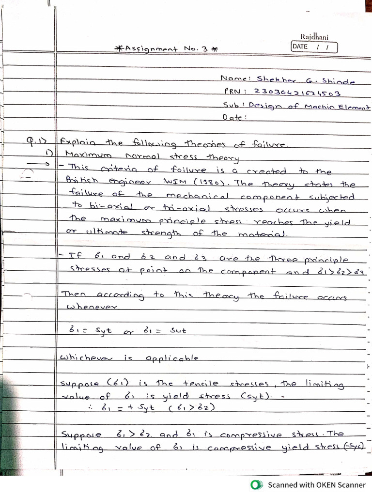 Dme Assgn 3 Shekhar 4503 | PDF