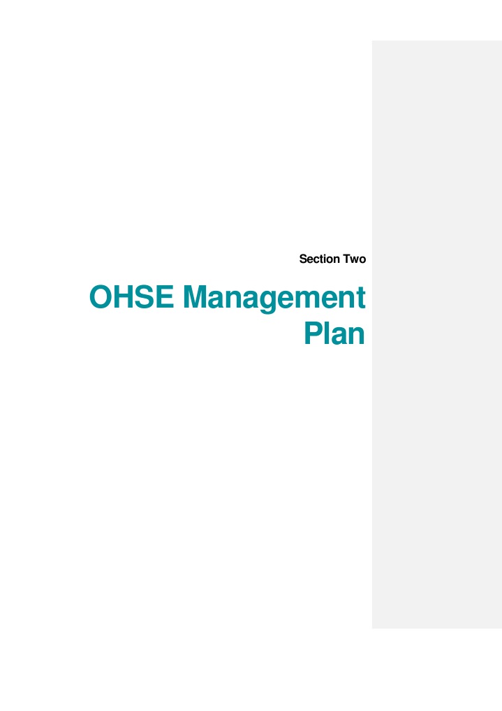 Subby Pack Ohse Management Plan Only 975-1 | PDF | Dangerous Goods ...
