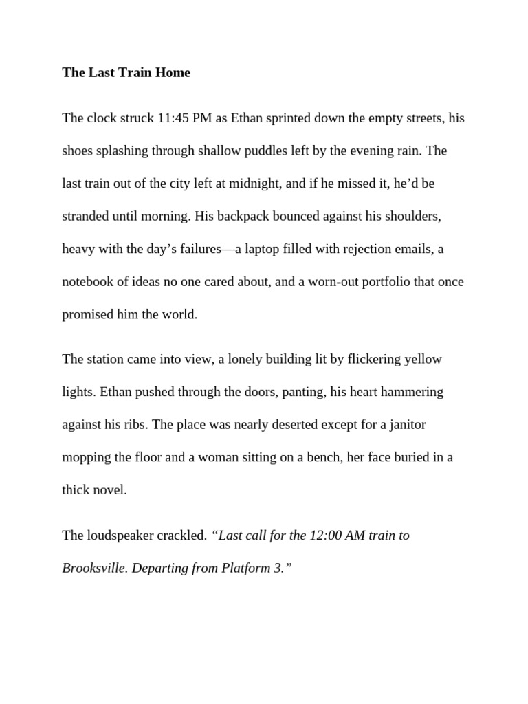 The Last Train Home | PDF