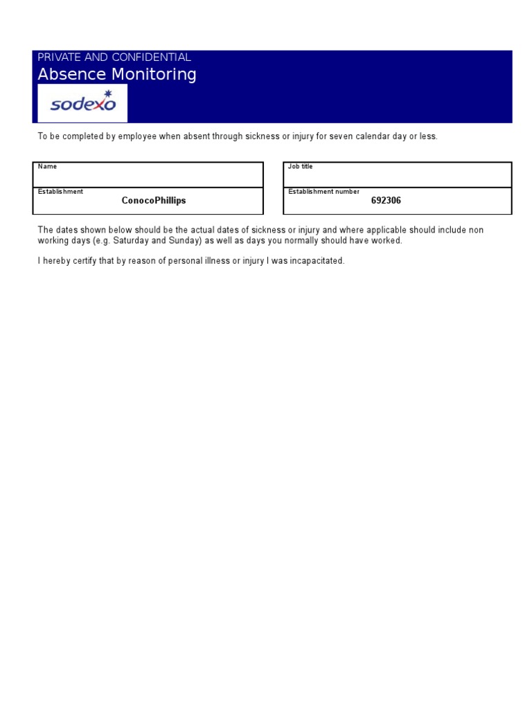 Certificate of Absence | PDF | Working Conditions | Government