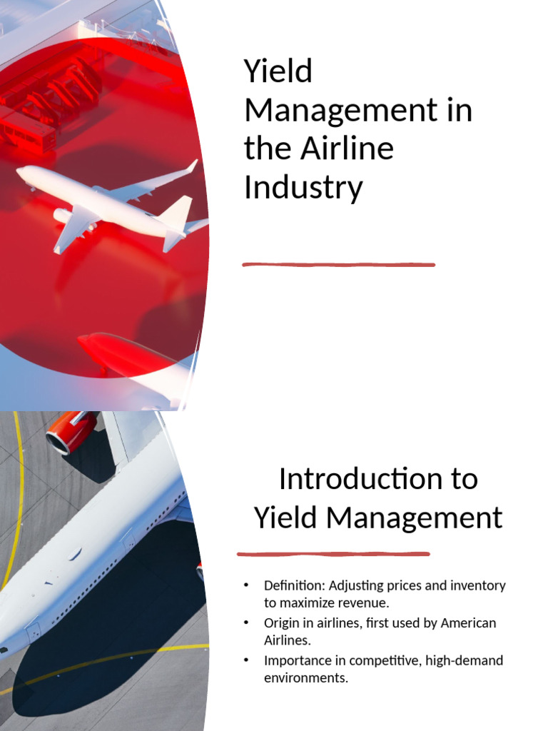 Yield - Management - Airlines - Presentation | PDF | Marketing | Business