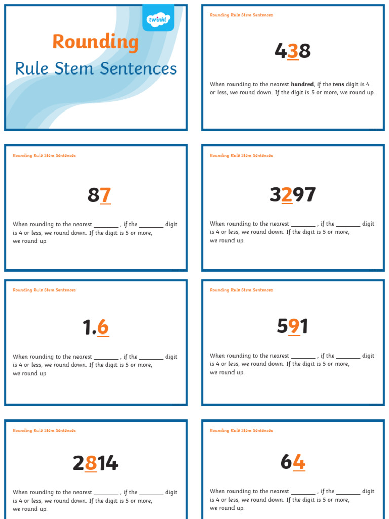 Rounding Rules | PDF
