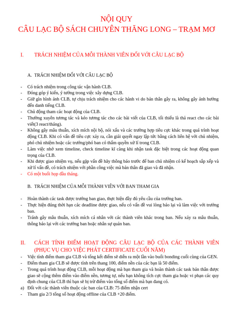 Rules Training | PDF