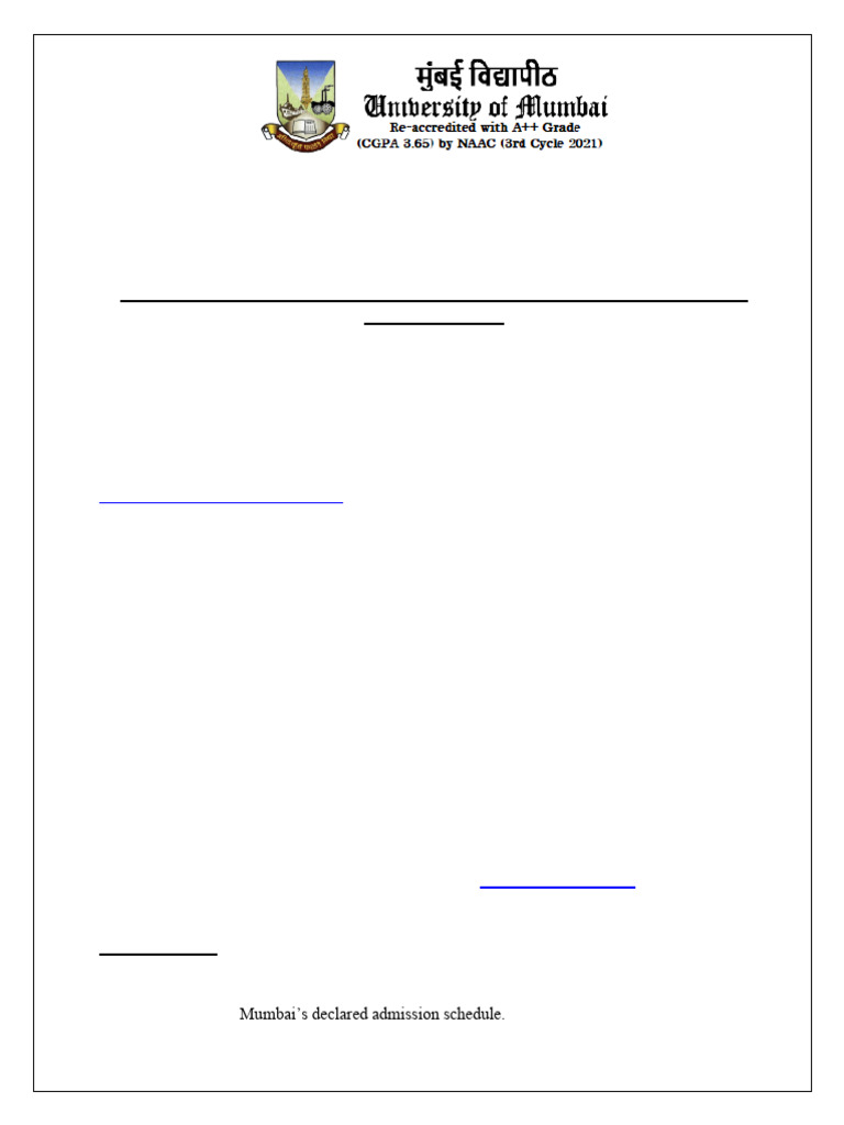 Application Invited For The MMS Program Vacant Seats After All CAP ...