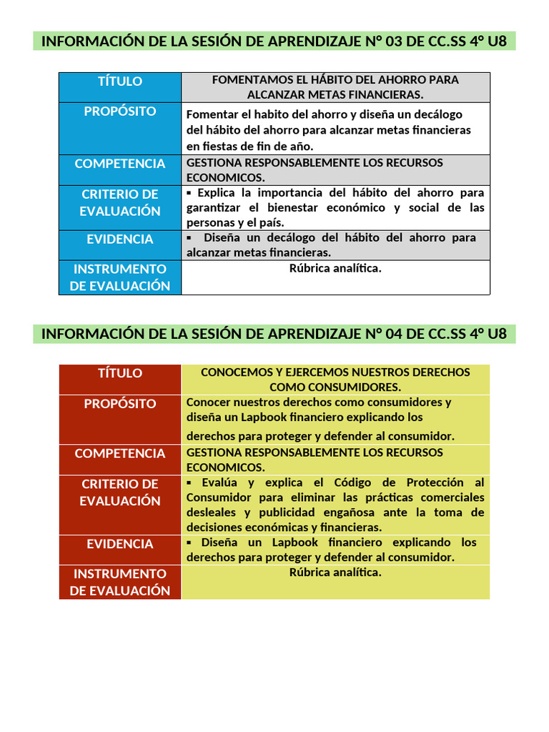 Fusión 4° U7 | PDF