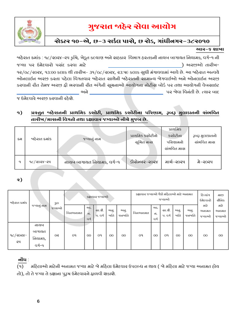 GPSC 202425 18 | PDF