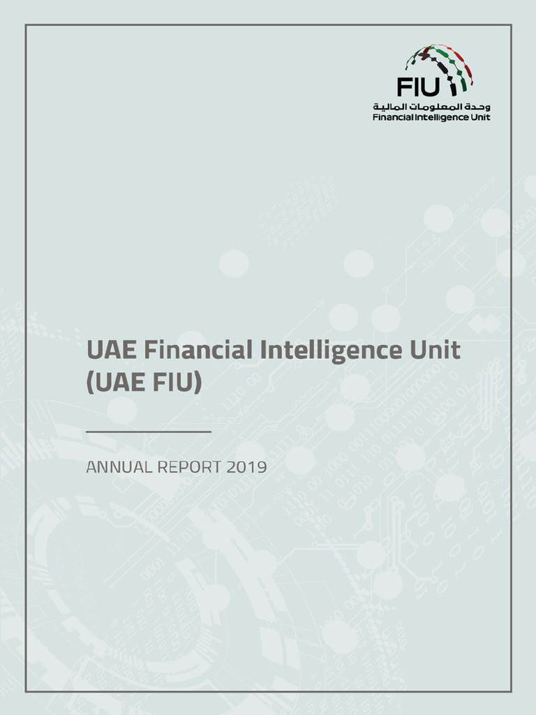 UAE FIU Annual Report 2019 Summary | PDF | Terrorism Financing ...