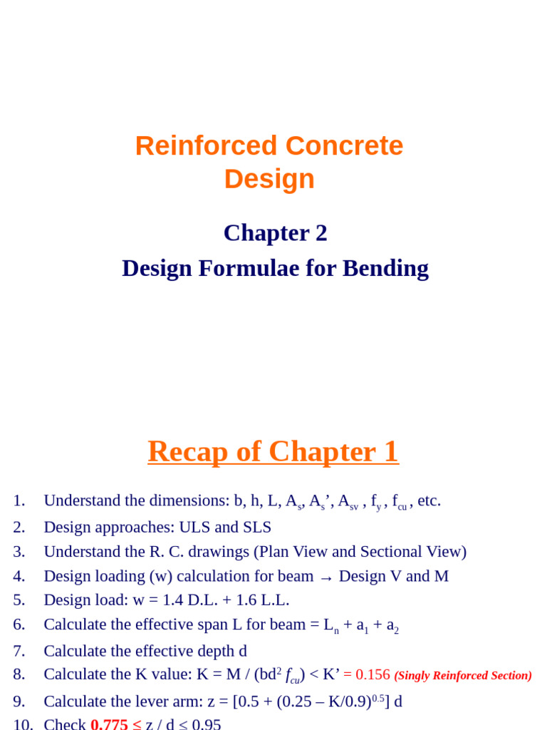 Chapter 2 - Design Formulae For Bending (Moodle) | PDF | Deformation ...
