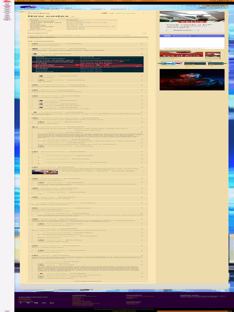 Codes King Legacy Wiki Fandom 2 | PDF