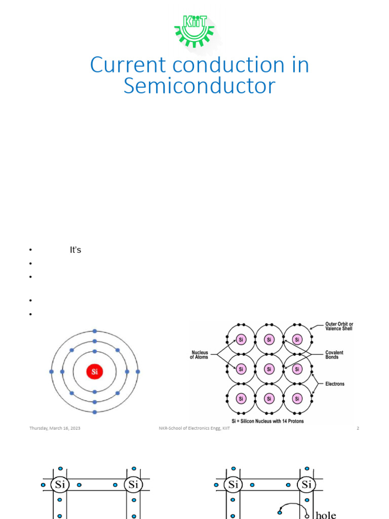 Current Conduction in Semiconductor | PDF | Doping (Semiconductor ...
