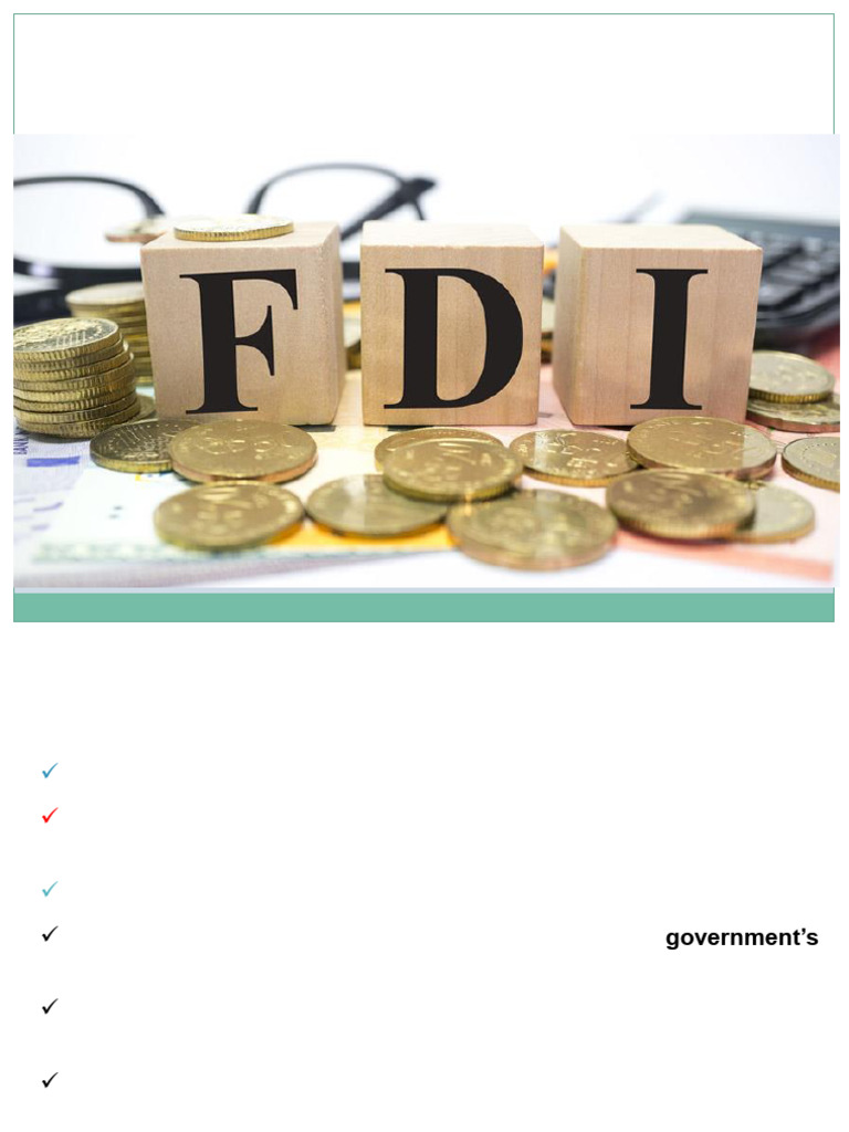Understanding Foreign Direct Investment | PDF | Foreign Direct ...