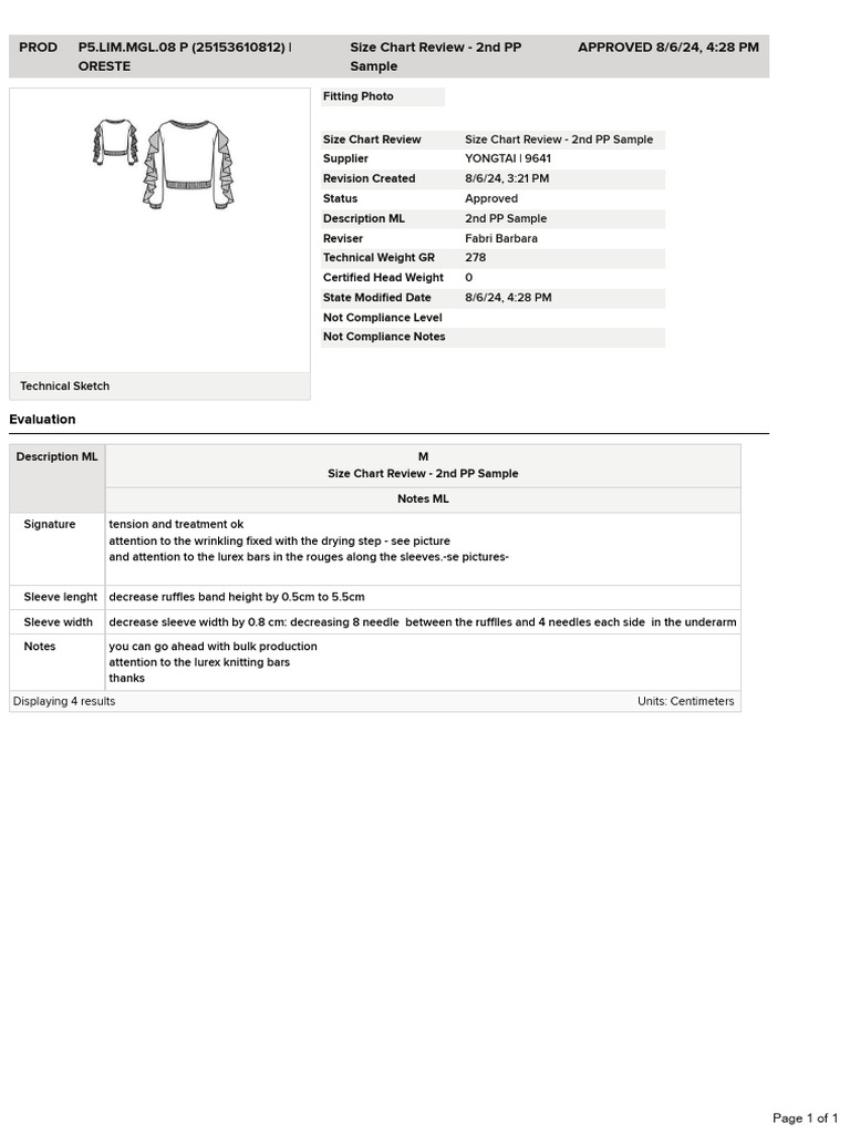 D P5.LIM.MGL.08- 2nd PP Sample - TDS | PDF