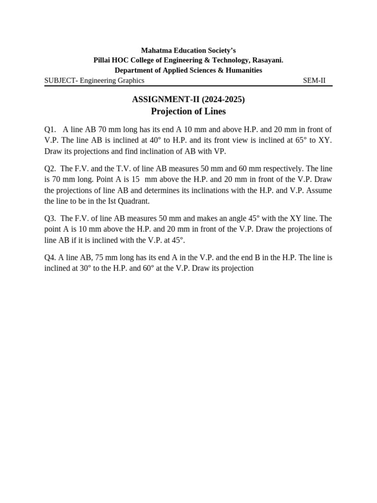 EG ASSIGNMENT 2_2025 | PDF