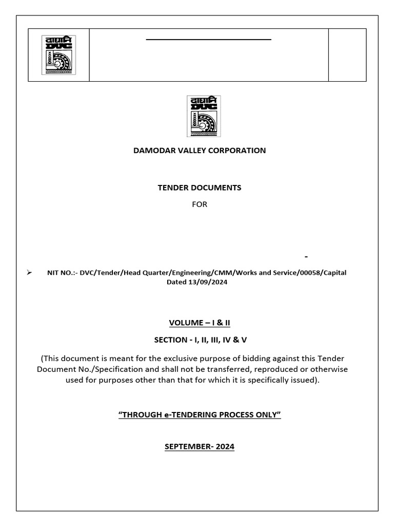 BW Tendernotice_1 | PDF | Auction | Balance Sheet