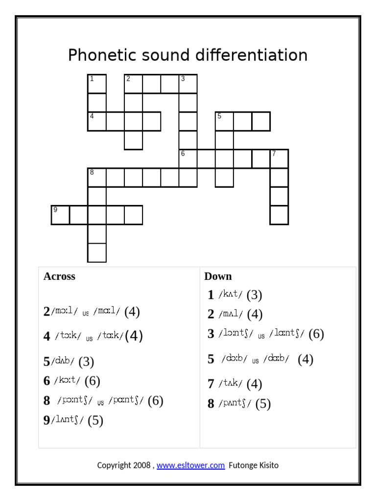 Phonetic Sound Differentiation | PDF