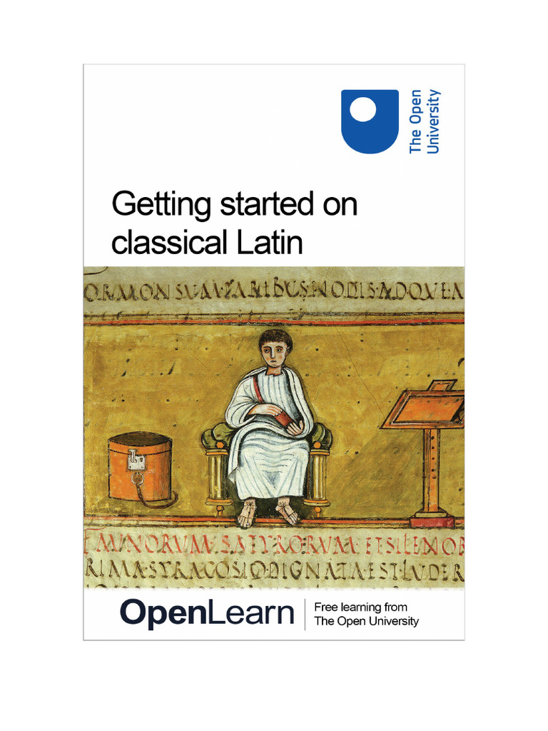 Getting Started On Classical Latin | PDF | Perfect (Grammar) | Grammatical Gender