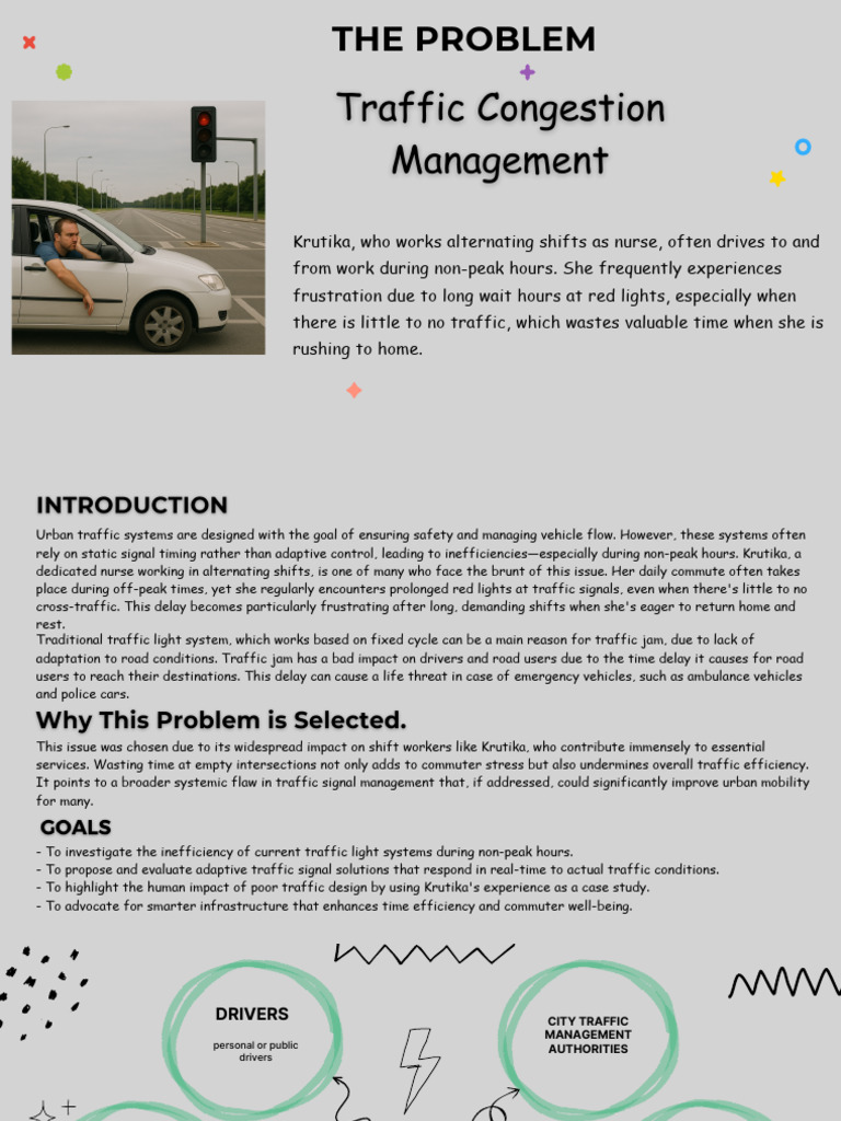 Addaptive Traffic Signal | PDF | Traffic | Traffic Light