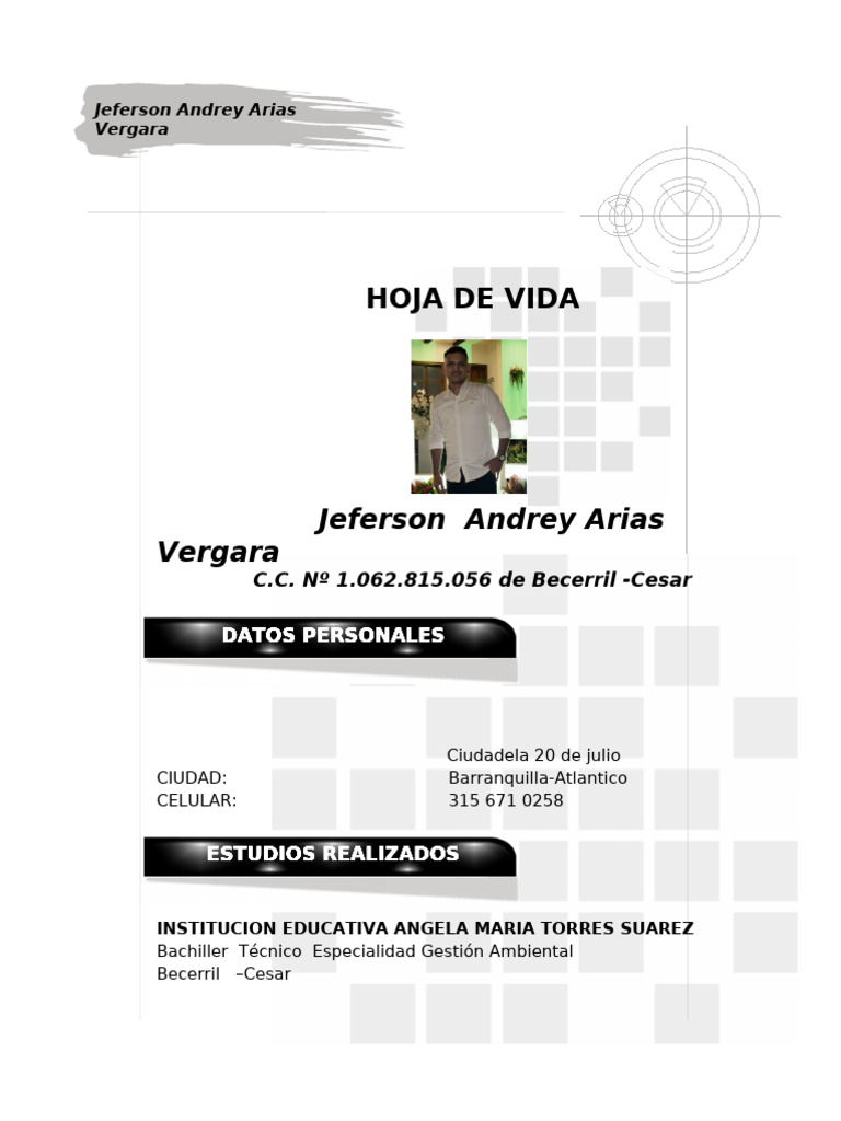 Hoja de Vida | PDF