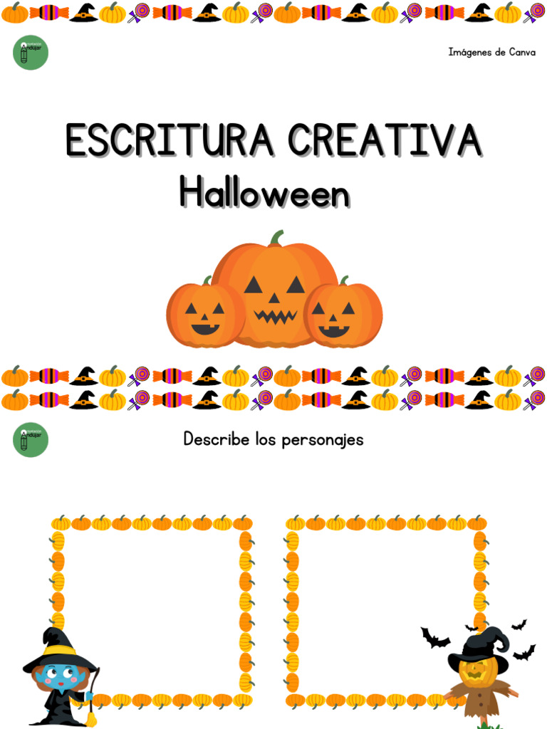 Escritura Creativa HALLOWEEN | PDF
