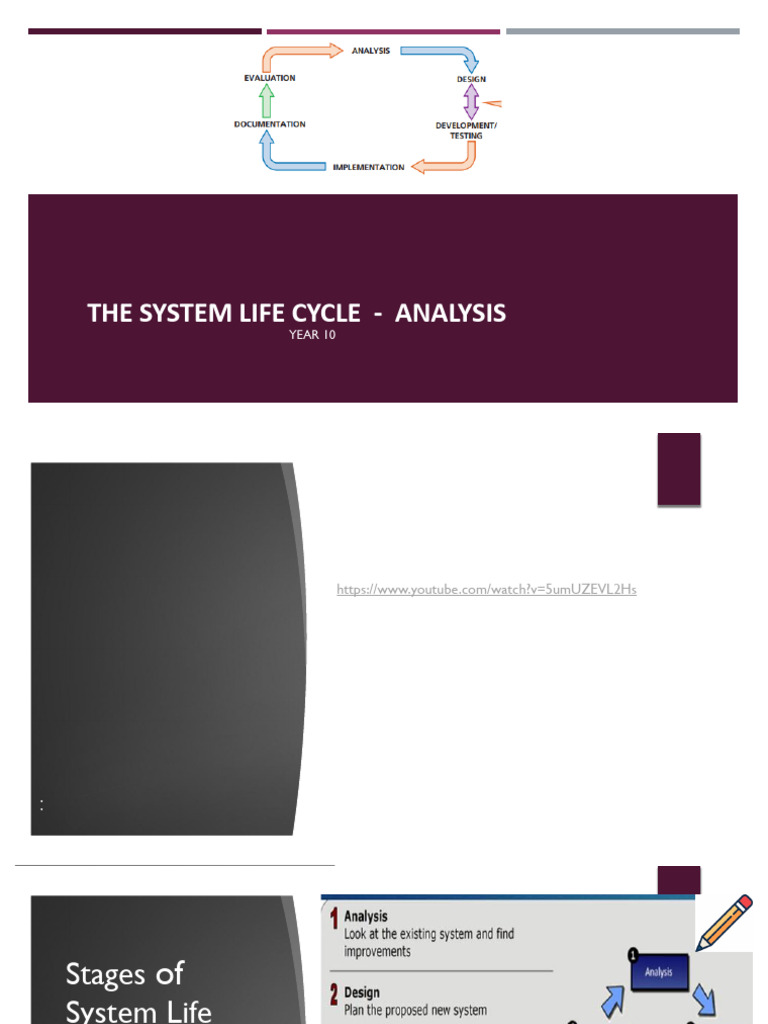 System Life Cycle Analysis Overview | PDF