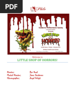 Little Shop of Horrors Script | PDF | Art | Mystery, Thriller & Crime ...