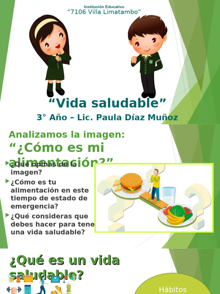 Sesion 6 - Vida Saludable | PDF