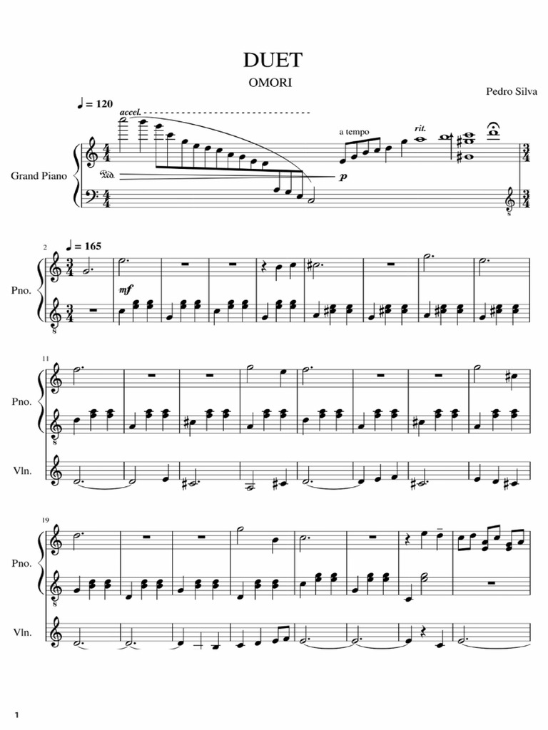 Omori Duet Piano - Violon | PDF