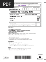 Formula Sheet Edexcel IGCSE maths | PDF | Area | Euclidean Geometry