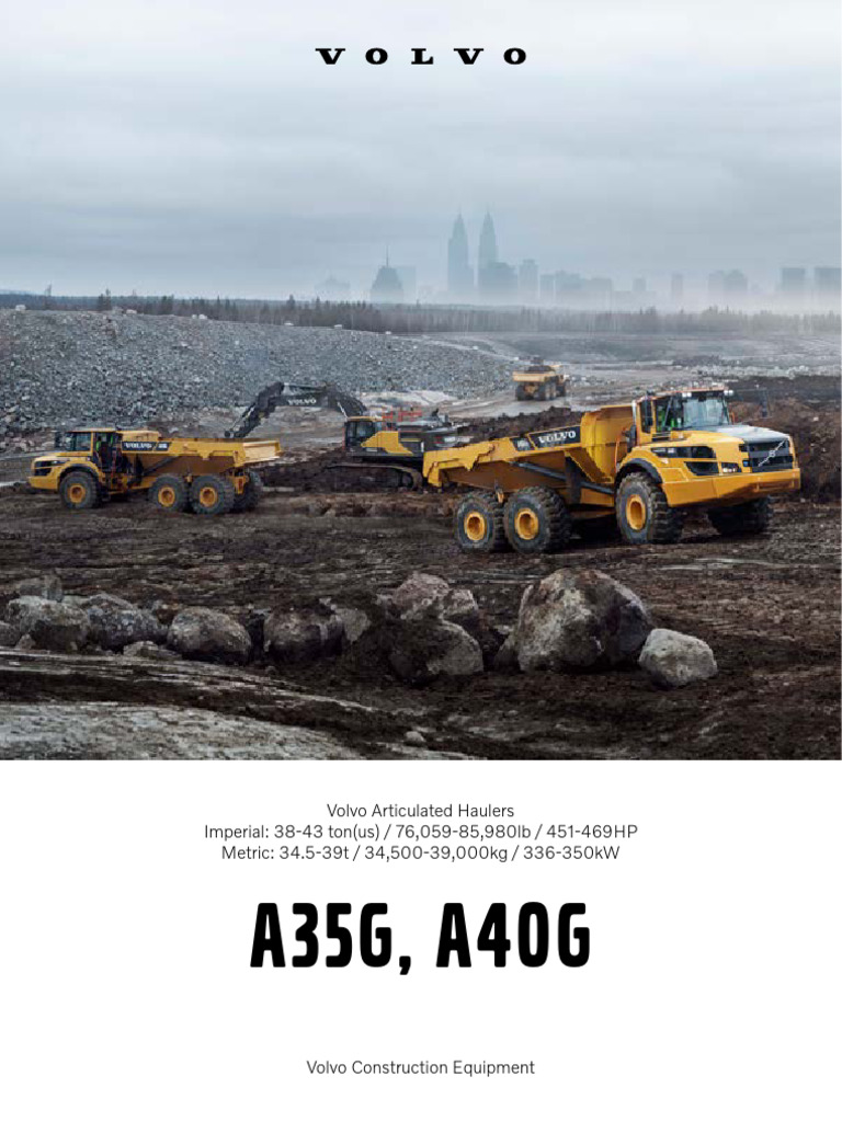 Brochure A35g A40g t4f en Na 22 Voe3260009328 | PDF | Loader (Equipment ...