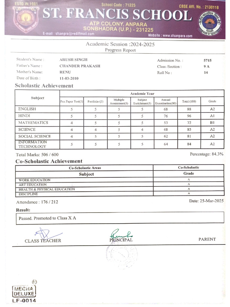 Report Card | PDF