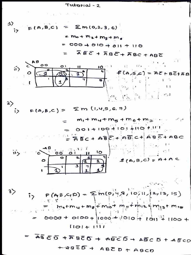 DLD Tutorial 2 SE23UARI049 Abhisha Varma | PDF