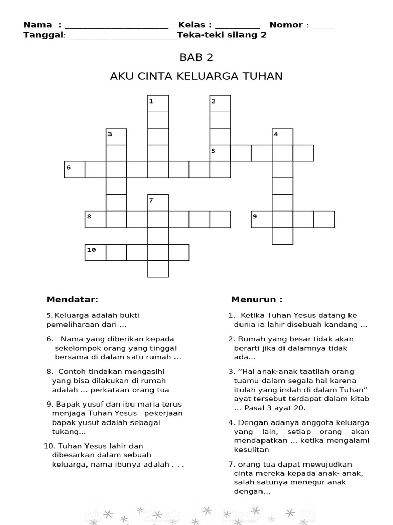 LKPD - PAK Kelas 2 TTS | PDF