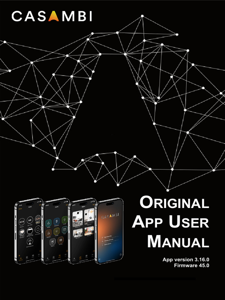 Casambi App User Manual 5-2024 | PDF | Button (Computing) | Icon (Computing)