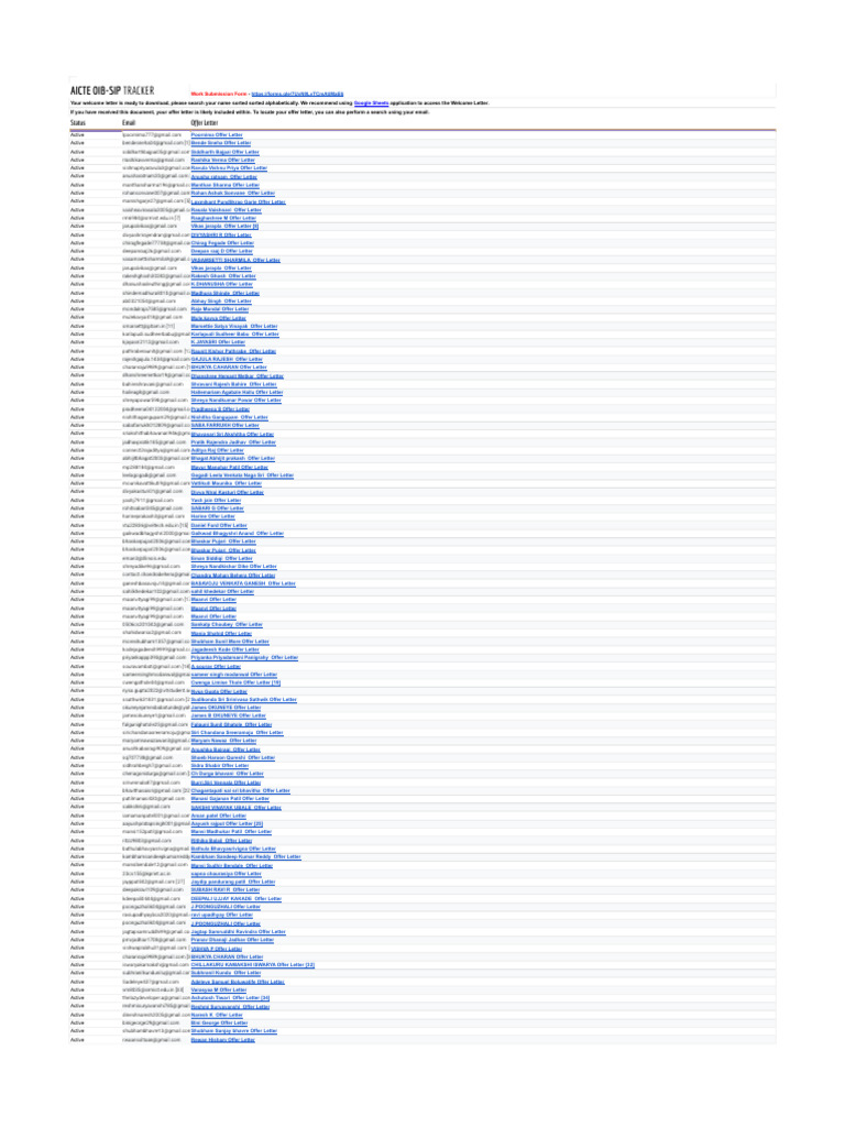 #2 AICTE OIB-SIP FY1 2025 | PDF