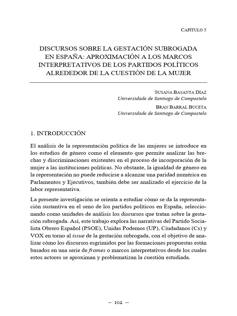 0102-0122 | PDF | Subrogación | Mujer