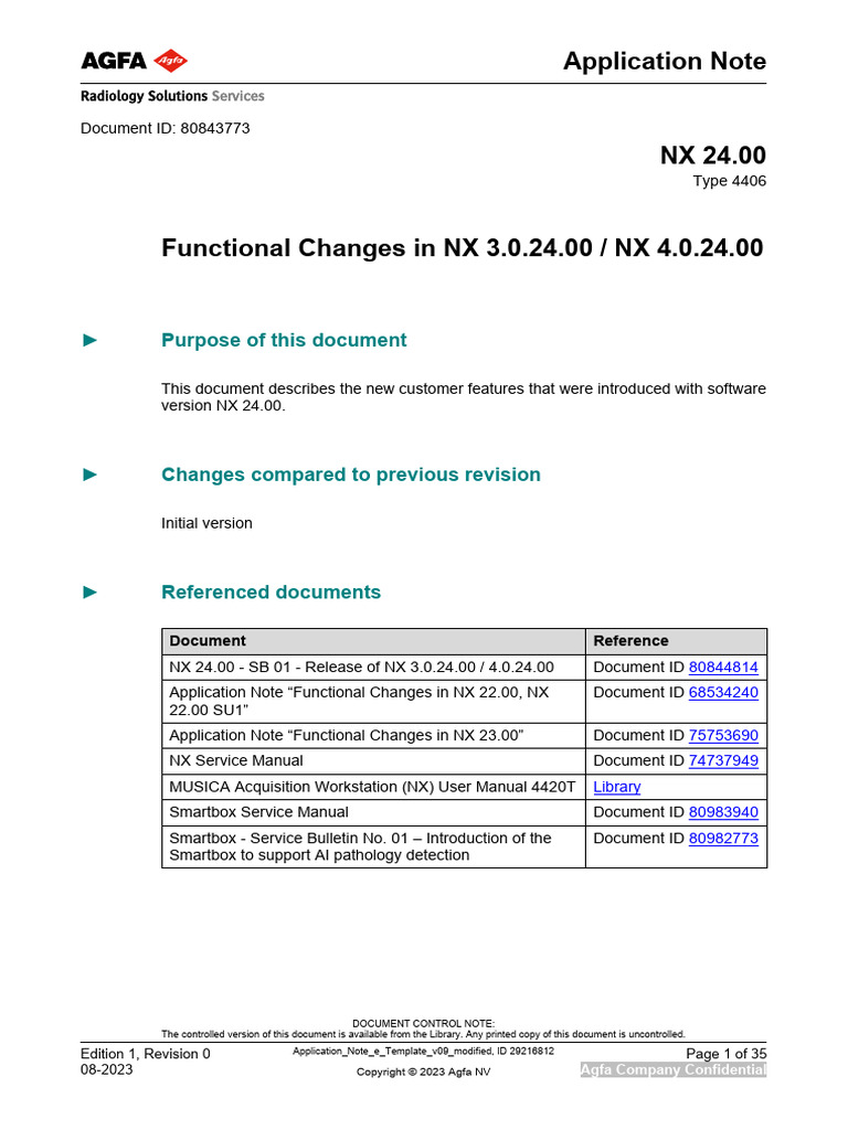 Application Note - Functional Changes in NX 3.0.24.00 - NX 4.0.24.00 ...