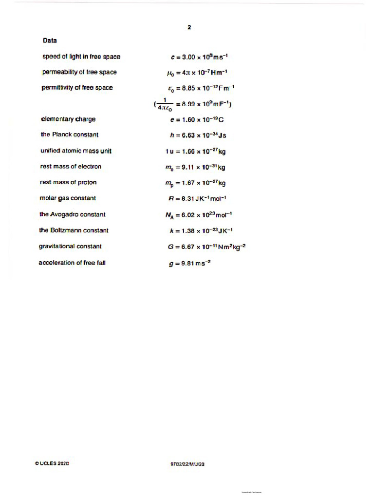 Physics Test 1 | PDF