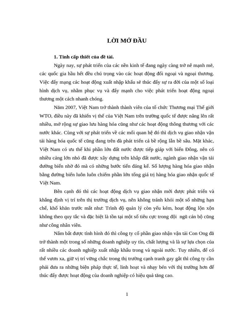 [123doc] Mot So Bien Phap Nham Nang Cao Hieu Qua Hoat Dong Giao Nhan Hang Hoa Nhap Khau Bang ...