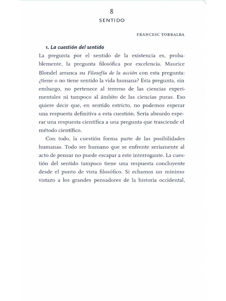 Sentido Torralba | PDF