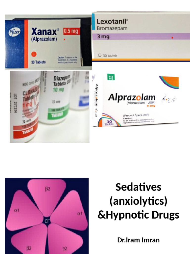 Sedatives and Anxiolytics Overview | PDF | Anxiety | Benzodiazepine