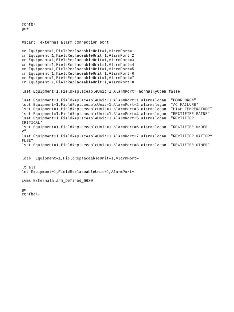 External Alarm Configuration Guide | PDF