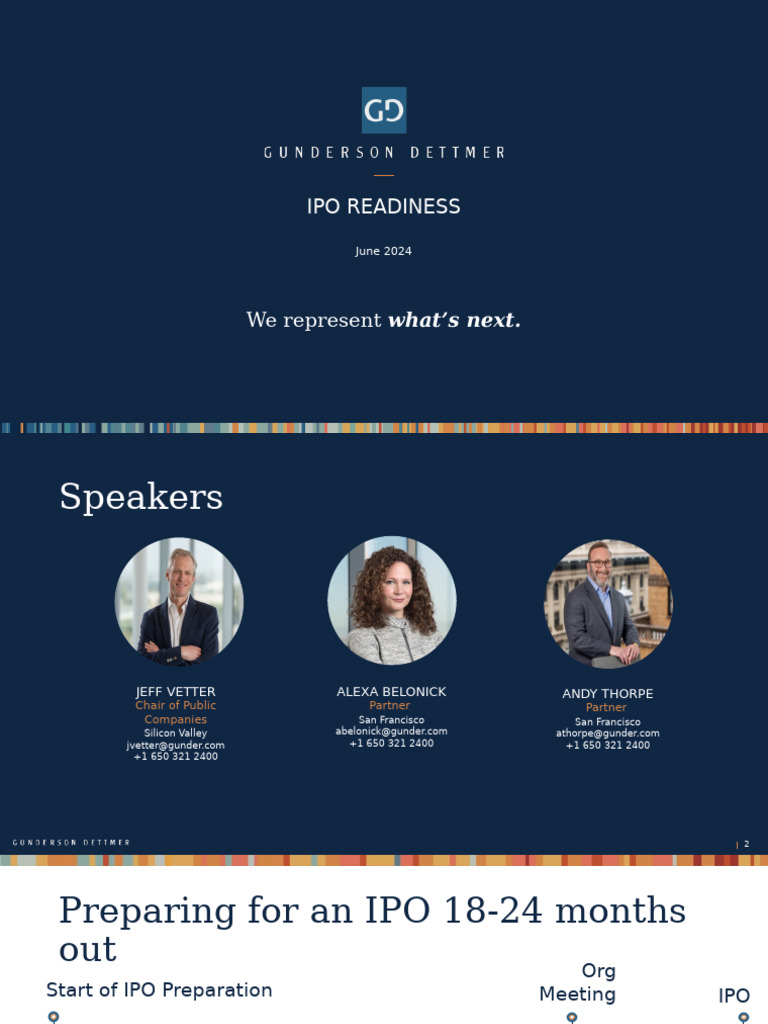 Ipo Readiness Setting The Stage For A Successful Ipo Slides | PDF ...