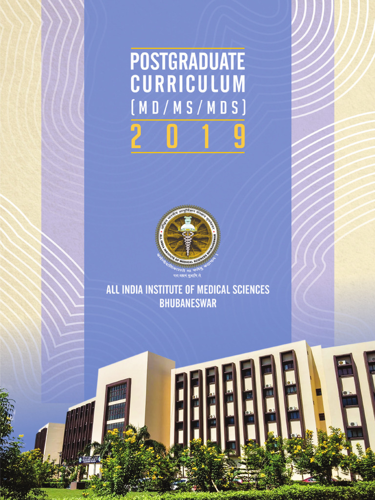 Aiims BBSR MD - Ms - Mds Curriculum | PDF | Anesthesia | Intensive Care ...